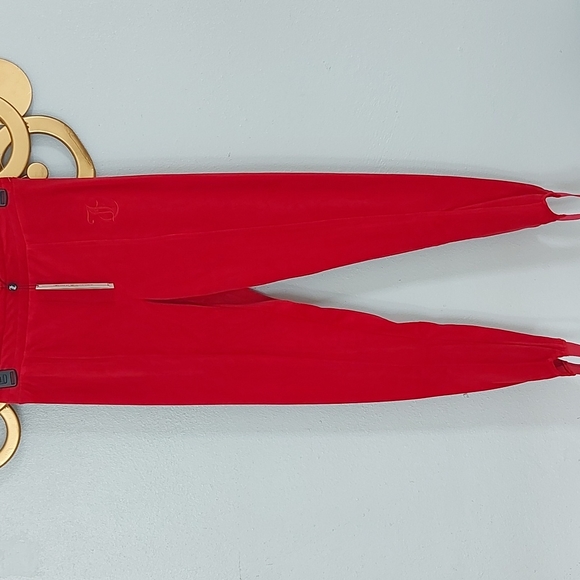 Juicy Couture | Pants & Jumpsuits | Juicy Couture Ruby Red Velour Pants ...